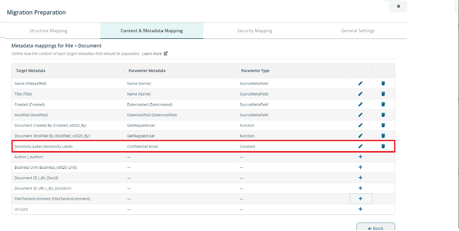 How To: Map the Azure Information Protection Label. – Proventeq Support Portal